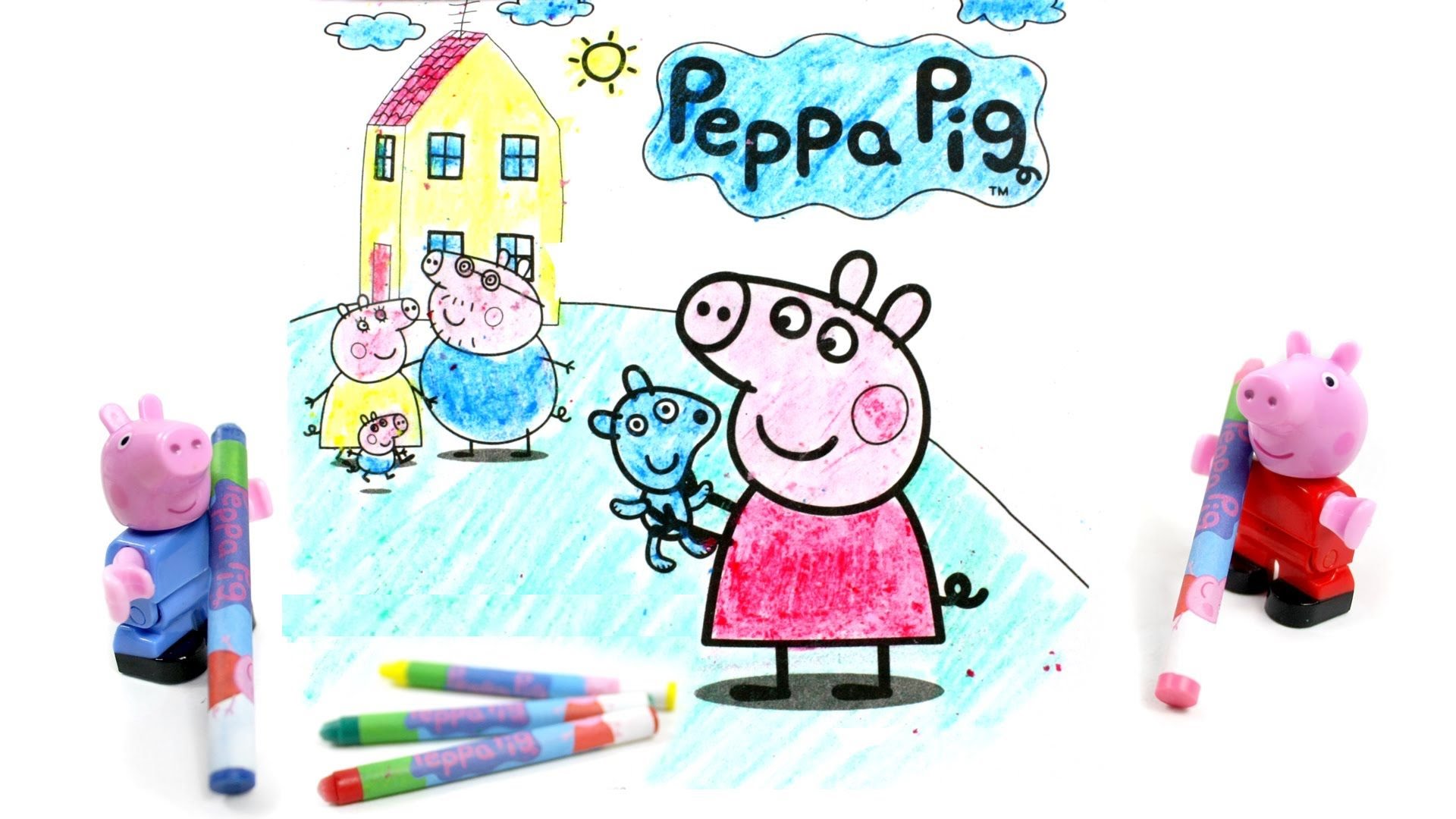 Свинка Пеппа и ее домик в мультике