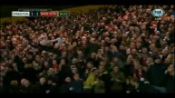 Preston 1-3 Man Utd - Goal by S. Laird (47')