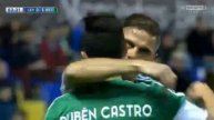 Levante 0-1 Betis - Gól de Rubén Castro (4min)