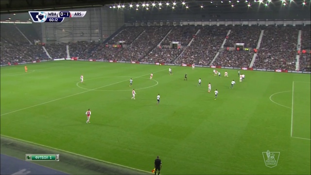 Вест Бромвич - Арсенал 0:1 видео