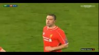 Ludogorets 2-2 Liverpool - Goal by R. Lambert (8')