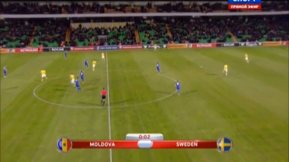 Молдова - Швеция 0:2 видео