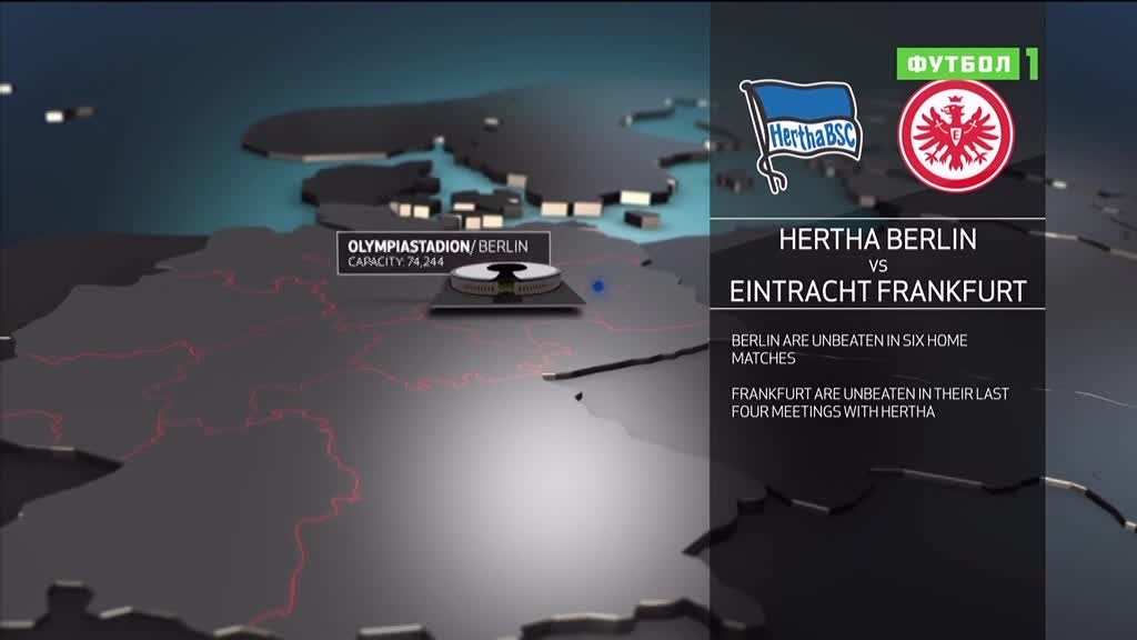 Герта - Айнтрахт Франкфурт 2:0 видео