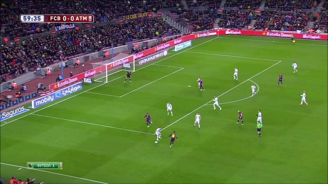 Барселона - Атлетико 1:0 видео