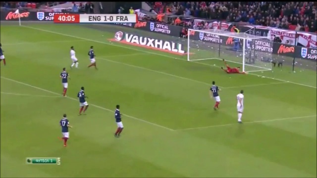 Англия - Франция 2:0 видео