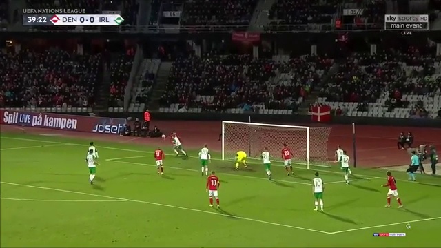 Denmark 0-0 Ireland 