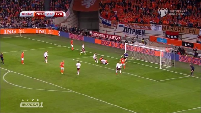 Голландия - Латвия 6:0 видео