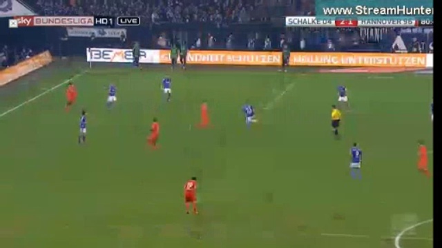 Schalke 04 3-1 Hannover - Goal by A. Saint-Maximin (81')