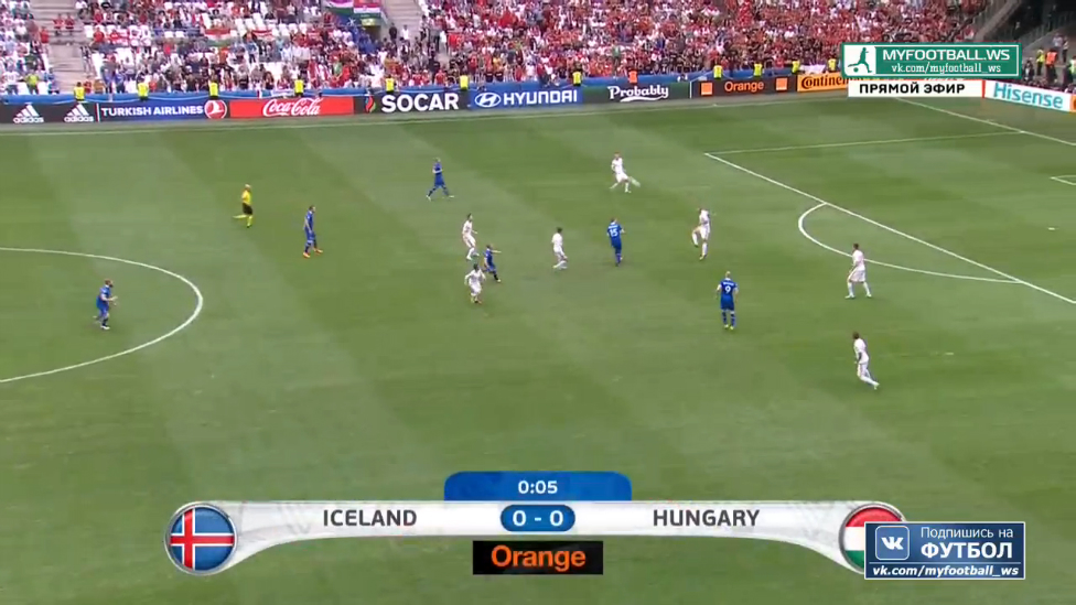 Исландия - Венгрия 1:1 видео