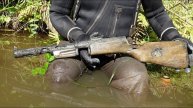 Редкий Пистолет-Пулемет в Железной реке, раскопки Юрий Гагарин