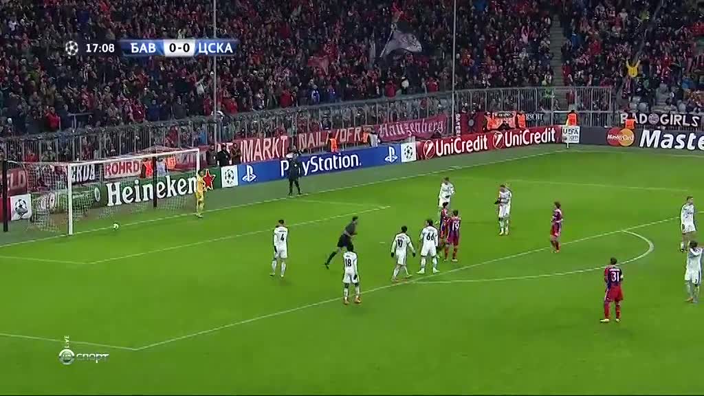 Бавария - ЦСКА 3:0 видео