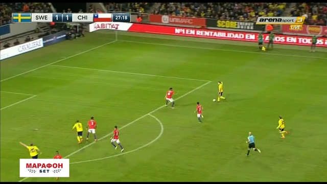 Sweden 1-2 Chile