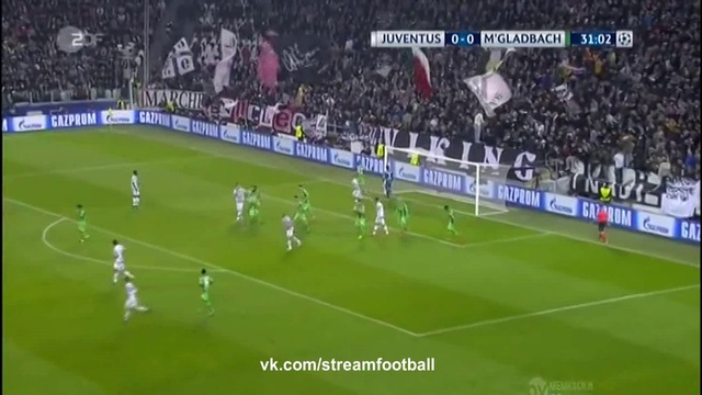 Ювентус - Боруссия Менхенгладбах 0:0 видео