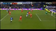 Everton 2-2 Leicester City - Golo de M. Upson (88min)