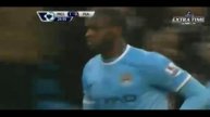 Manchester City 5-0 Fulham - Golo de Y. Touré (26min)