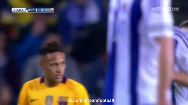 Реал Сосьедад - Барселона 1:0 видео