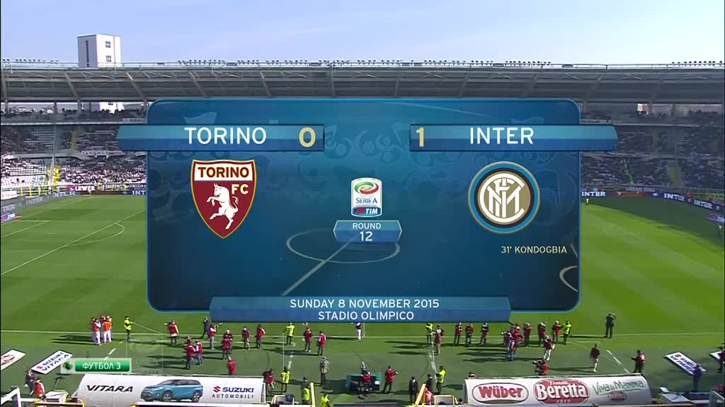 Торино - Интер 0:1 видео