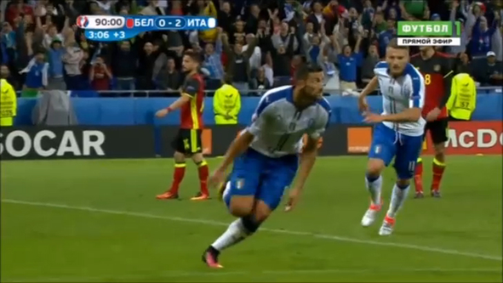 Бельгия - Италия 0:2 видео
