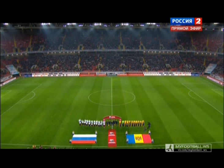 Россия - Молдова 1:1 видео