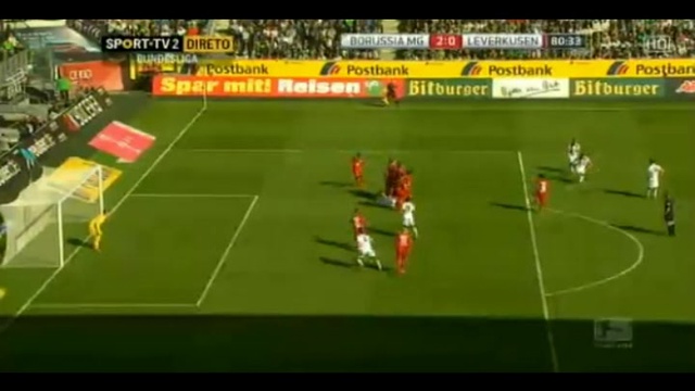M'gladbach 3-0 Leverkusen - Gól de P. Herrmann (81min)