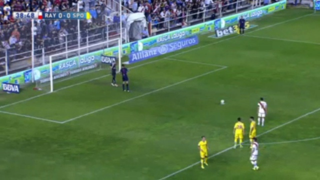 Vallecano 2-1 Gijón - Gól de Roberto Trashorras (40min)