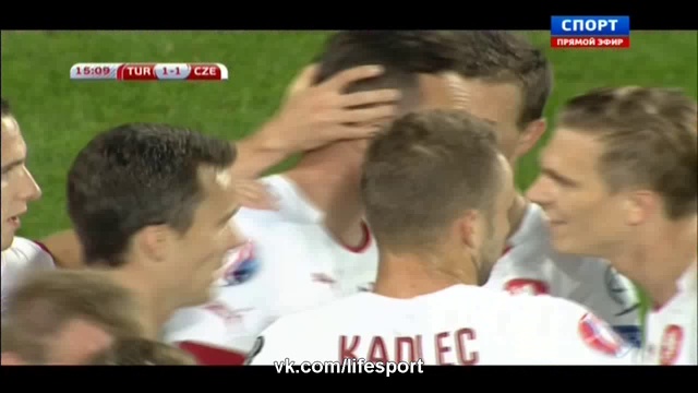 Турция - Чехия 1:2 видео