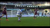 Real Sociedad 2-2 La Coruña - Gól de Xabi Prieto (33min)