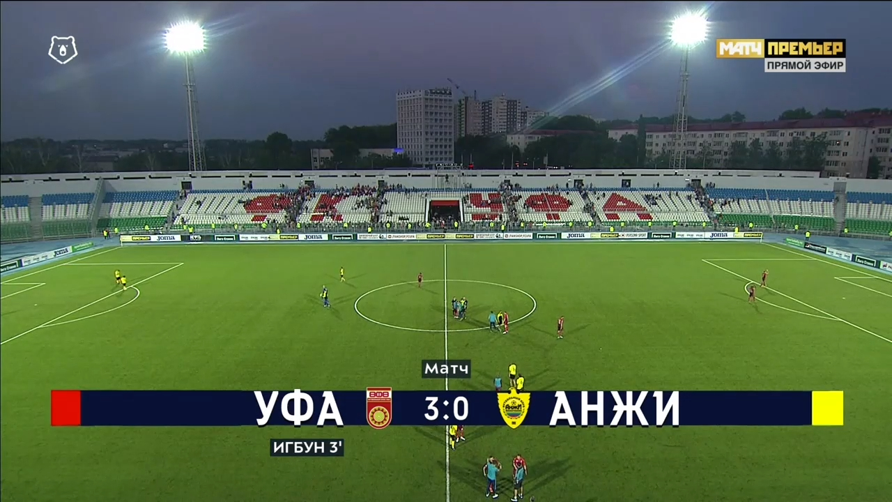FK Ufa 3-0 FK Anzhi Makhachkala