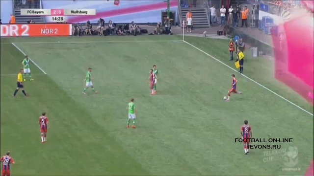 Бавария - Вольфсбург 3:0 видео