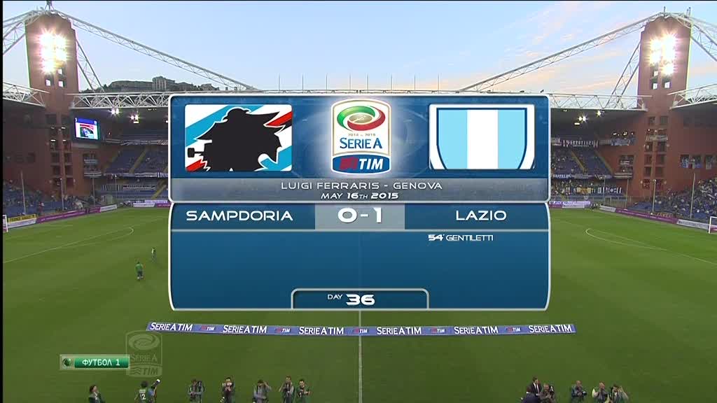 Сампдория - Лацио 0:1 видео