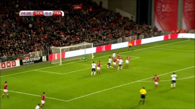 Дания - Франция 1:2 видео