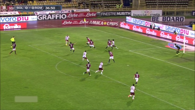 Болонья - Рома 0:1 видео