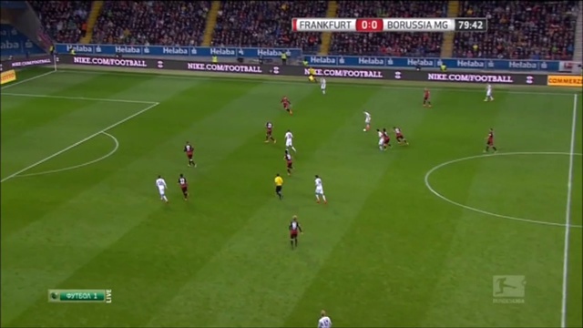 Айнтрахт Франкфурт - Боруссия Менхенгладбах 0:0 видео