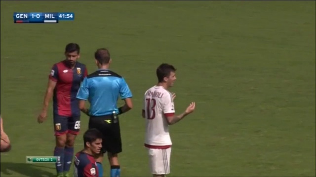 Дженоа - Милан 1:0 видео