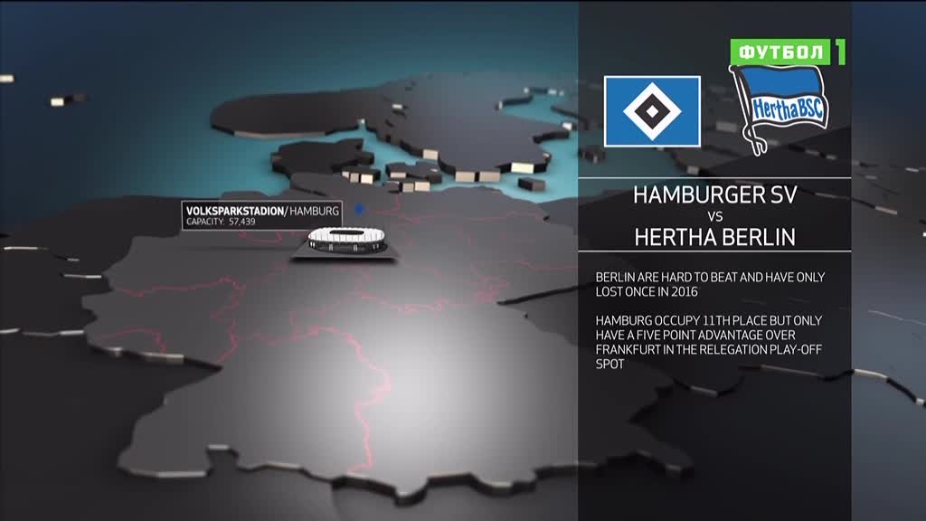 Гамбург - Герта 2:0 видео