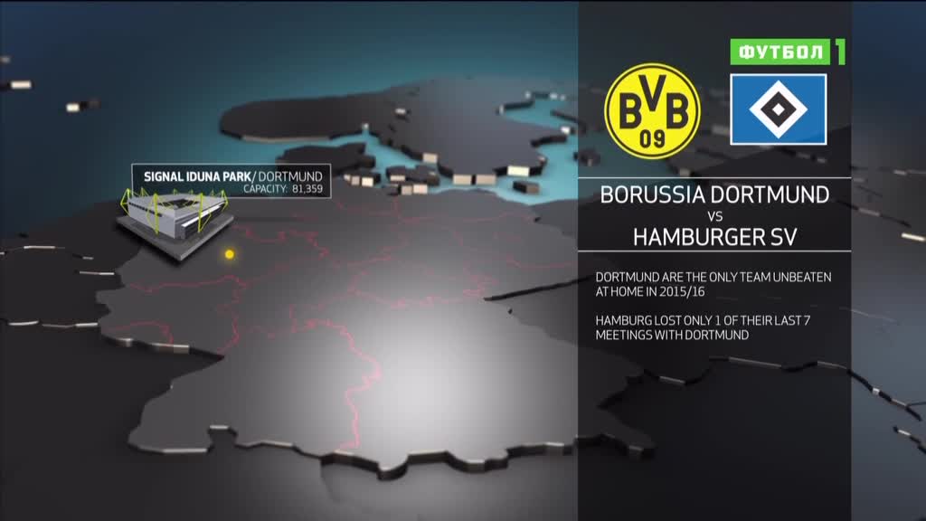 Боруссия Дортмунд - Гамбург 3:0 видео