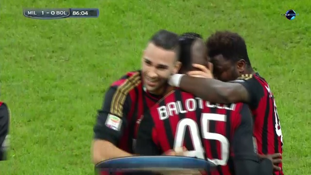 Милан - Болонья 1:0 видео