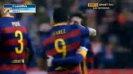 Sporting Gijón 1-3 Barcelona - Golo de L. Messi (25min)