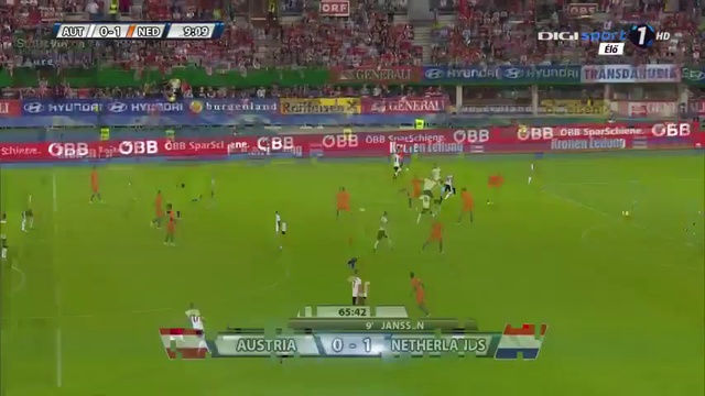 Австрия - Голландия 0:2 видео