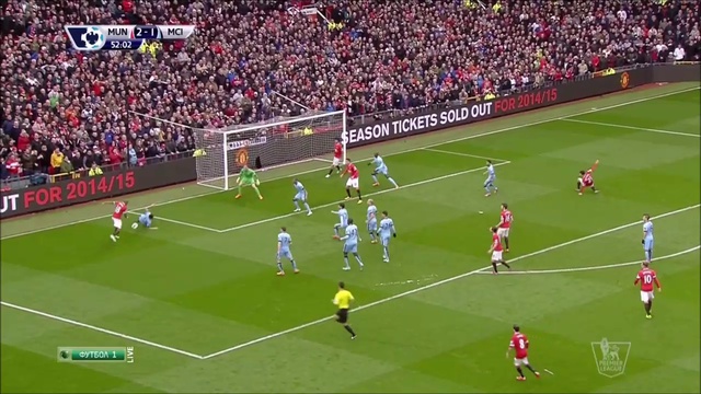 Манчестер Юнайтед - Манчестер Сити 4:2 видео