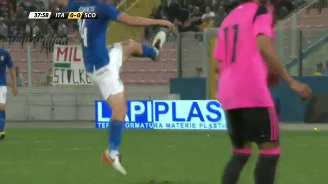 Италия - Шотландия 1:0 видео