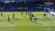 Everton vs Bournemouth - Gól de L. Baines (64min)