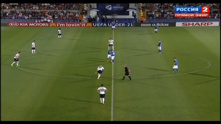 Англия U-21 - Италия U-21 0:1 видео