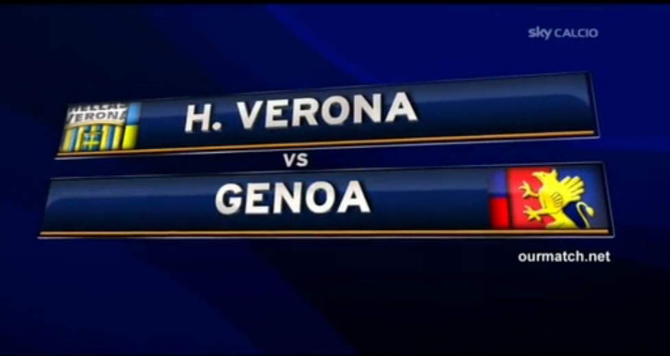 Верона - Дженоа 3:0 видео