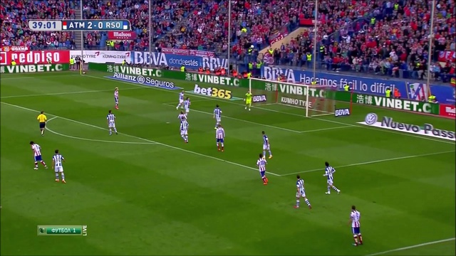 Атлетико - Реал Сосьедад 2:0 видео