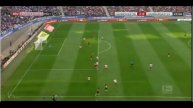 Hannover 2-0 Hamburg - Goal by L. Andreasen (13')