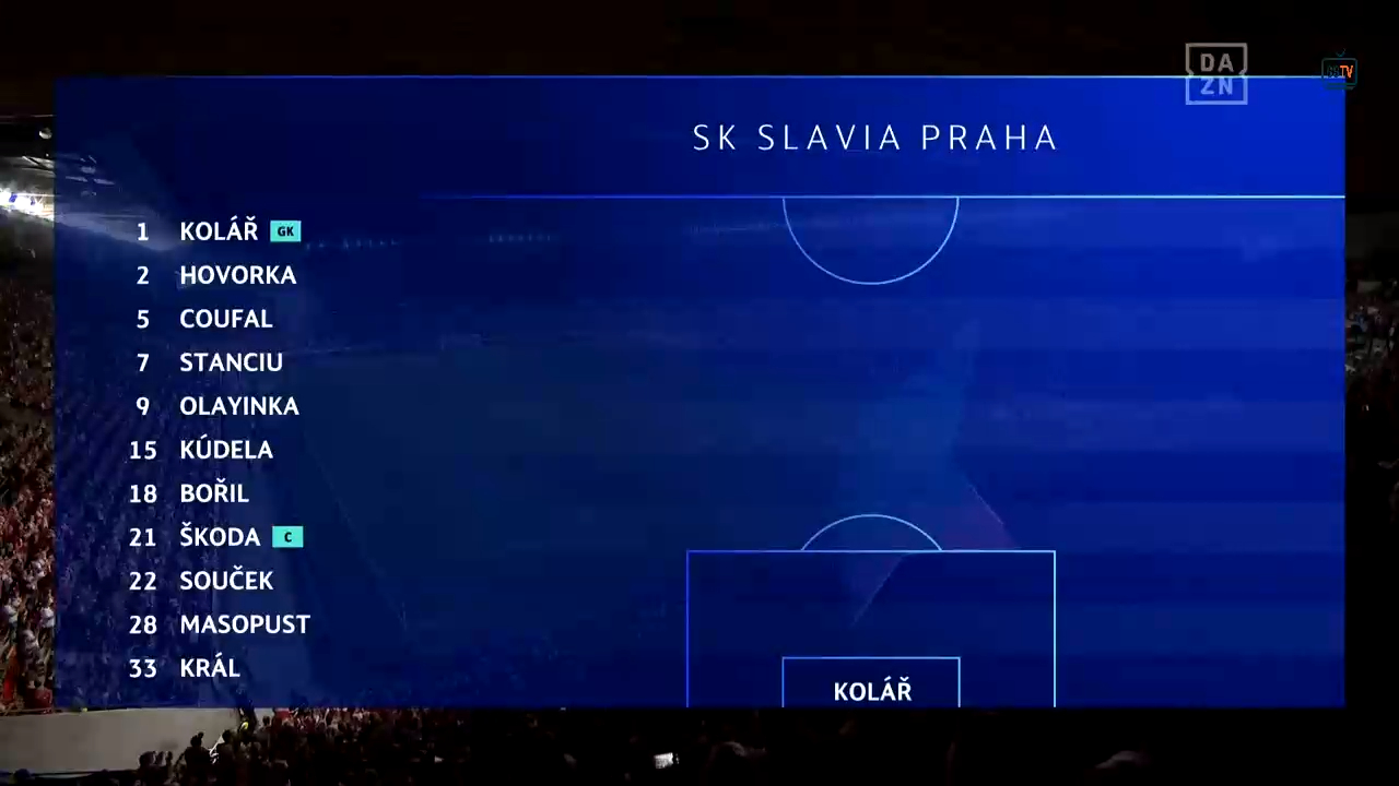SK Slavia Praha 1-0 FC CFR Cluj Napoca 