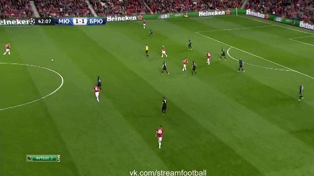 Манчестер Юнайтед - Брюгге 3:1 видео