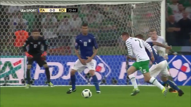 Италия - Ирландия 0:1 видео