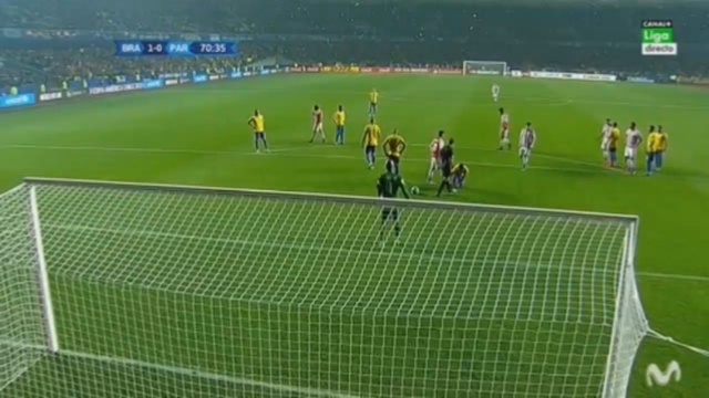 Бразилия - Парагвай 1:1 (пен. 3:4) видео